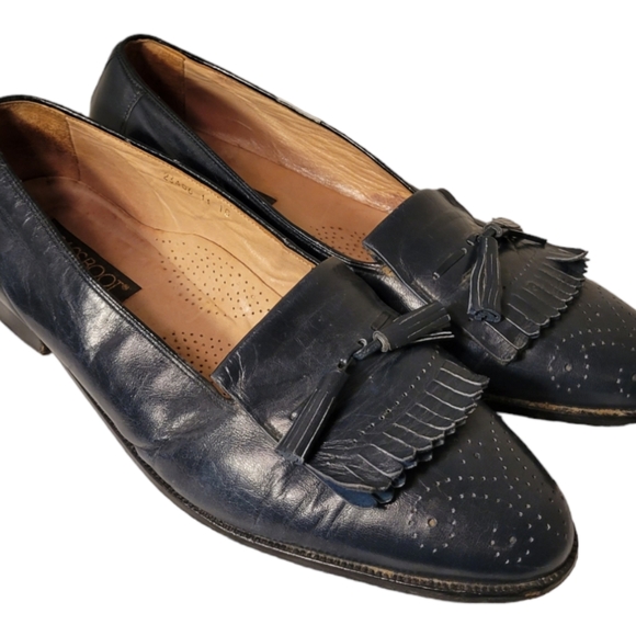 Brass Boot | Shoes | Brass Boot Handmade Leather Tassel Kiltie Slip On ...